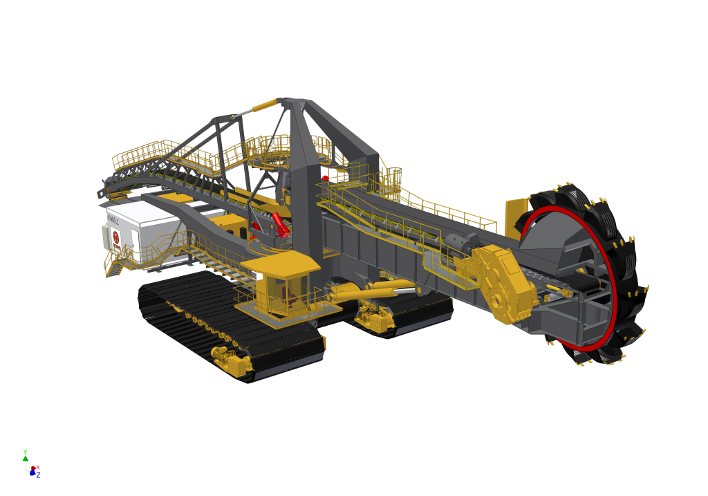 KR1300Xk – BUCKET WHEEL EXCAVATOR (K 400) - NOEN, a.s. | NOEN, a.s.
